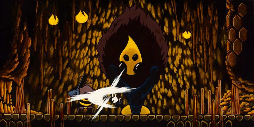 Hollow Knight - Hive Knight Fight Limited Edition Print - Etsy
