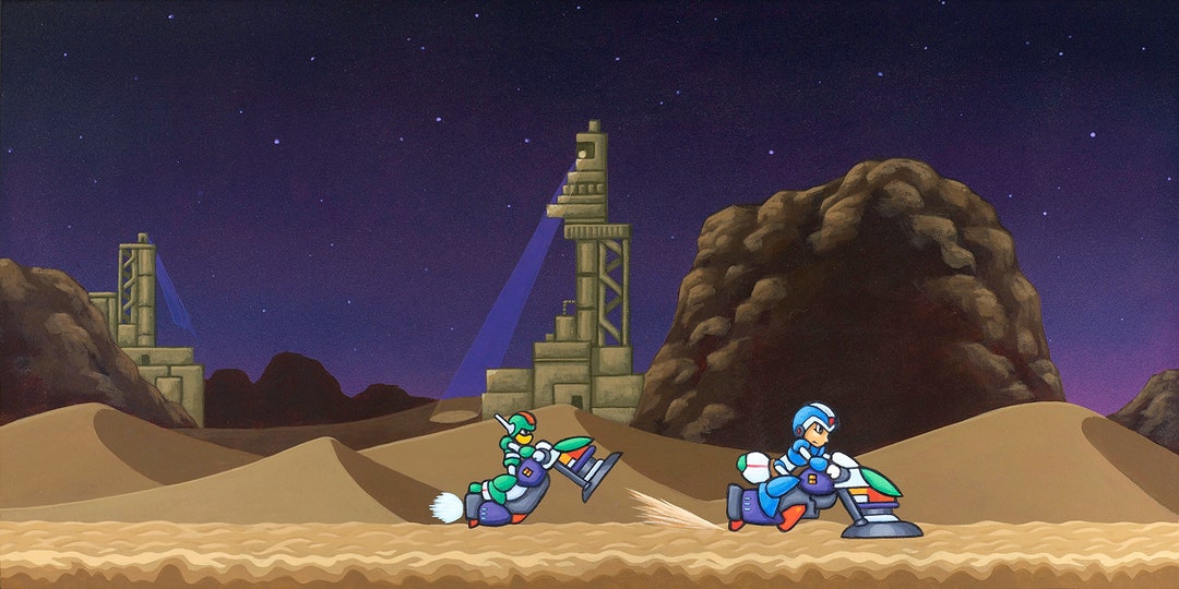 Mega Man X 2 Intro - Limited Edition Print - Etsy