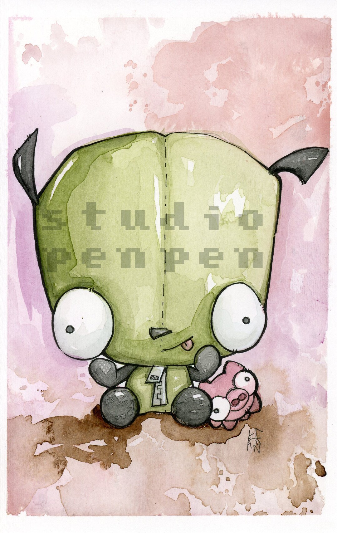 GIR Limited Edition Archival Watercolor Tribute Print - Etsy