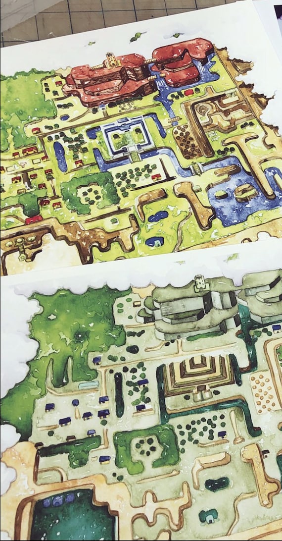 Zelda 3 Map