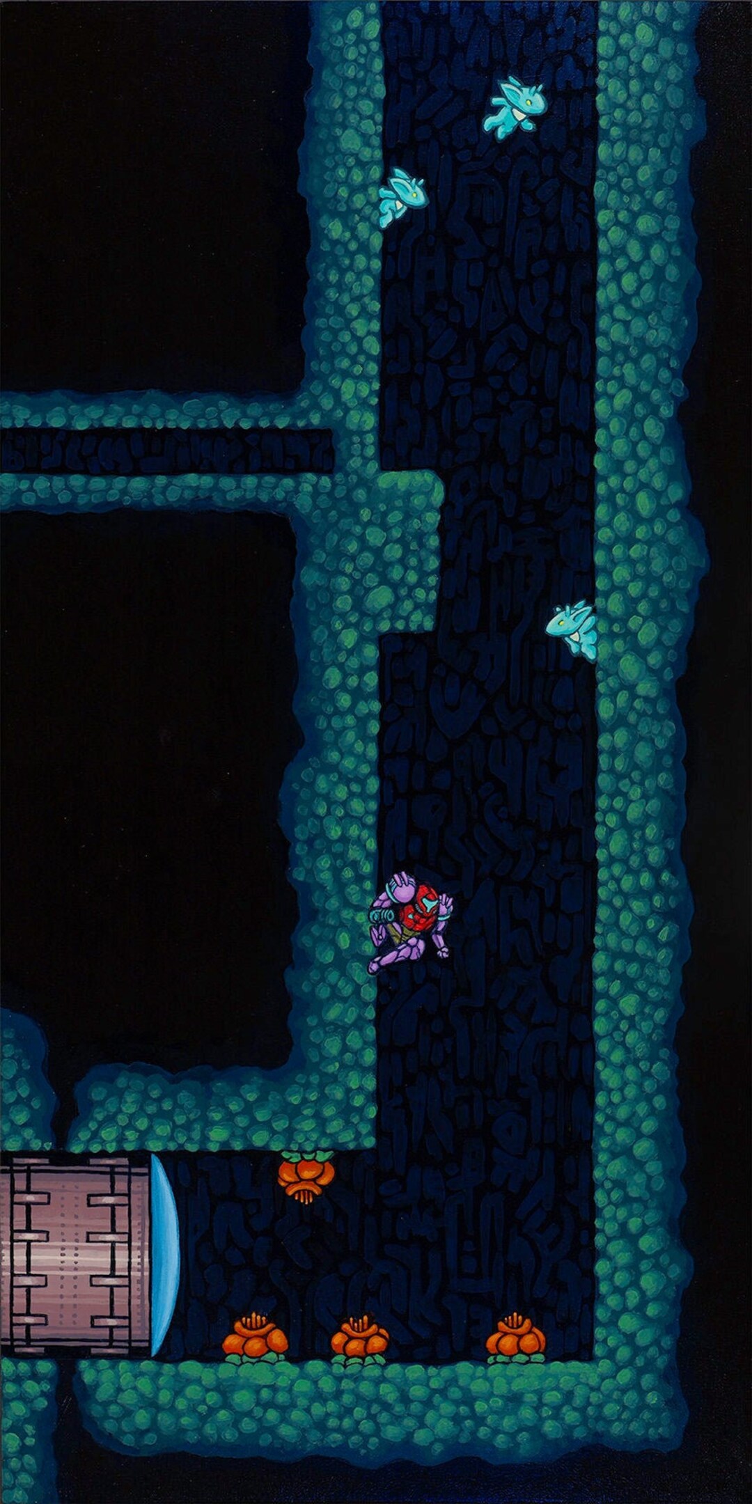 Etecoon Climb - Super Metroid Archival Print - Etsy