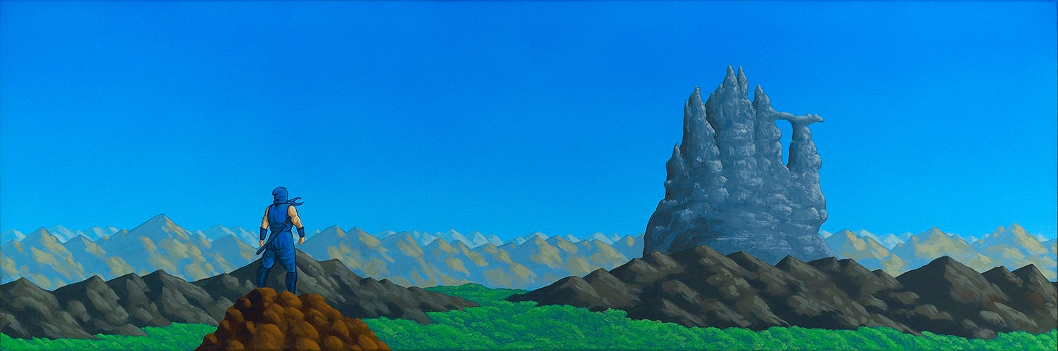 Jaquio's Castle Ninja Gaiden Limited Edition Archival - Etsy