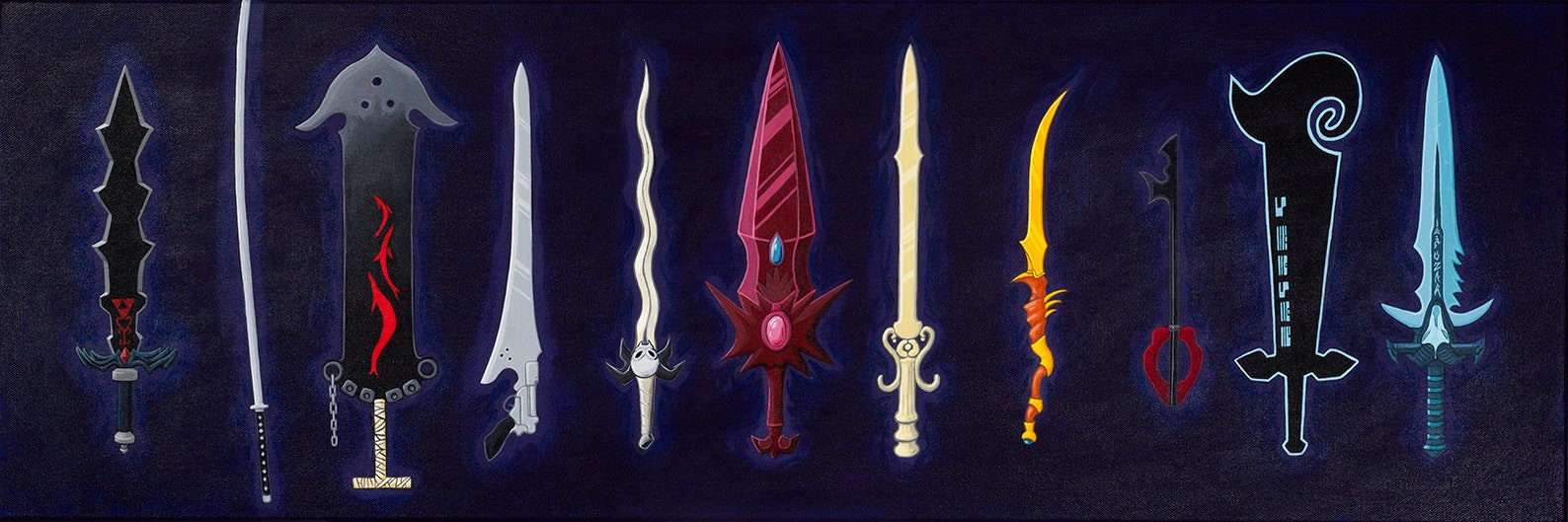 Heroes or Villains Swords Limited Edition Archival Print | Etsy