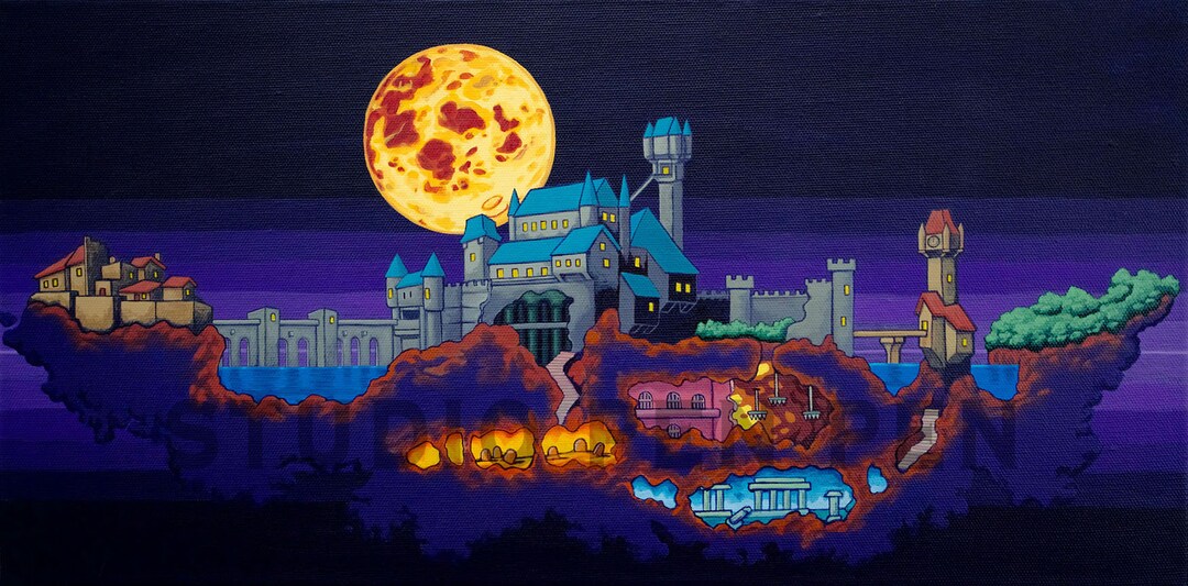 Dracula X World Map - Limited Edition Print - Etsy