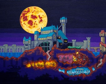 Super Mario RPG World Map Limited Edition Archival Print | Etsy