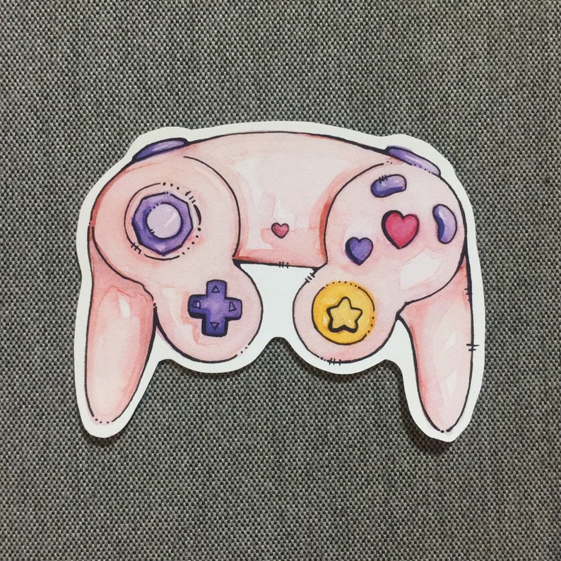 Video Game Controller Weatherproof Vinyl Sticker: Tribute SNES - Etsy