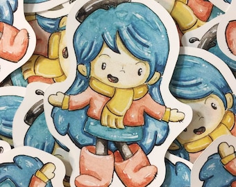 Hilda Sticker - Etsy