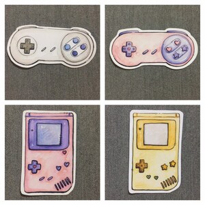 Video Game Controller Weatherproof Vinyl Sticker: Tribute SNES N64 ...