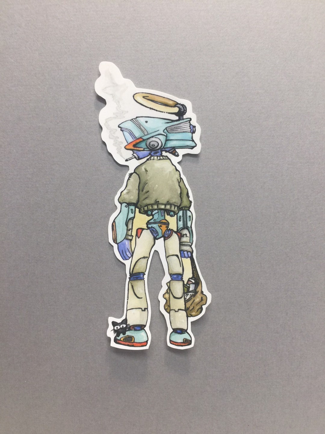 Flcl Inspired Limited Edition Art Sticker Weatherproof Etsy