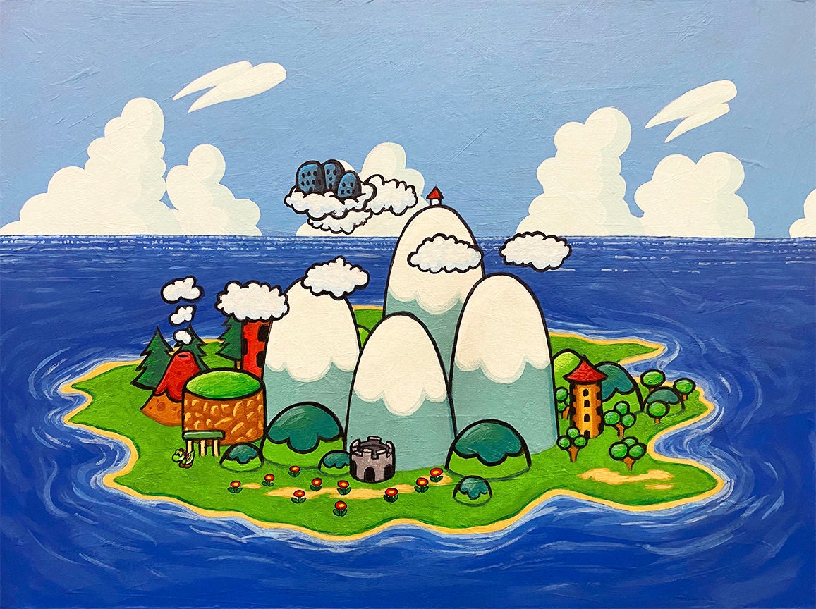 Yoshi's Island Archival Print - Etsy