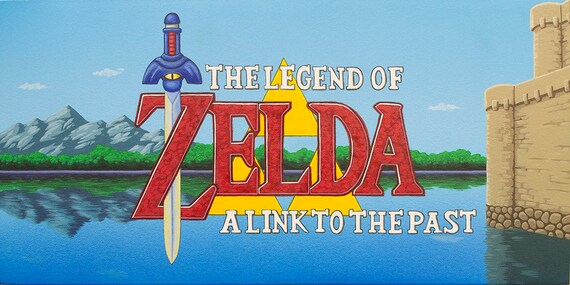 The Legend of Zelda: A Link to the Past Limited Edition Title - Etsy