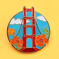 Covered Bridge Lapel Pin- CC109- Timber Truss Bridge, Enclosed Bridge ...