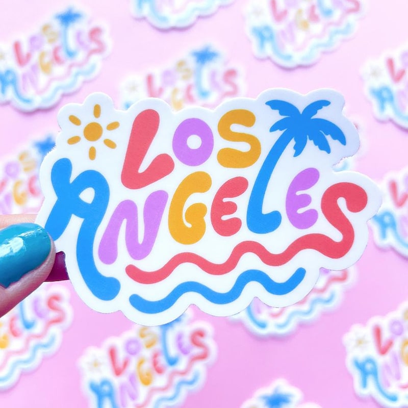 Los Angeles Sticker - Etsy