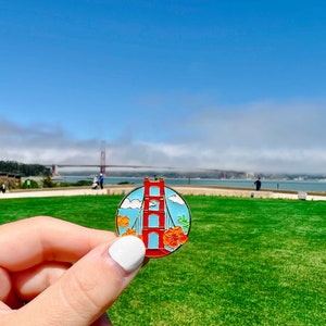 San Francisco Pin / SF California Pin / Golden Gate Bridge / San ...