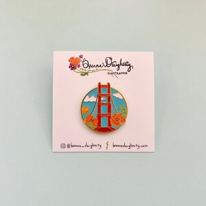 San Francisco Pin / SF California Pin / Golden Gate Bridge / San ...
