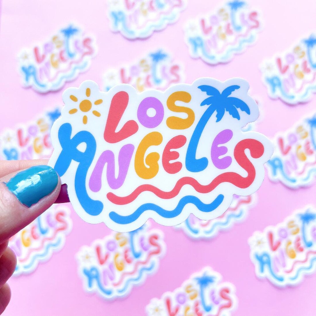 Los Angeles Wildfire Relief Fundraiser | Colorful Los Angeles Lettering ...