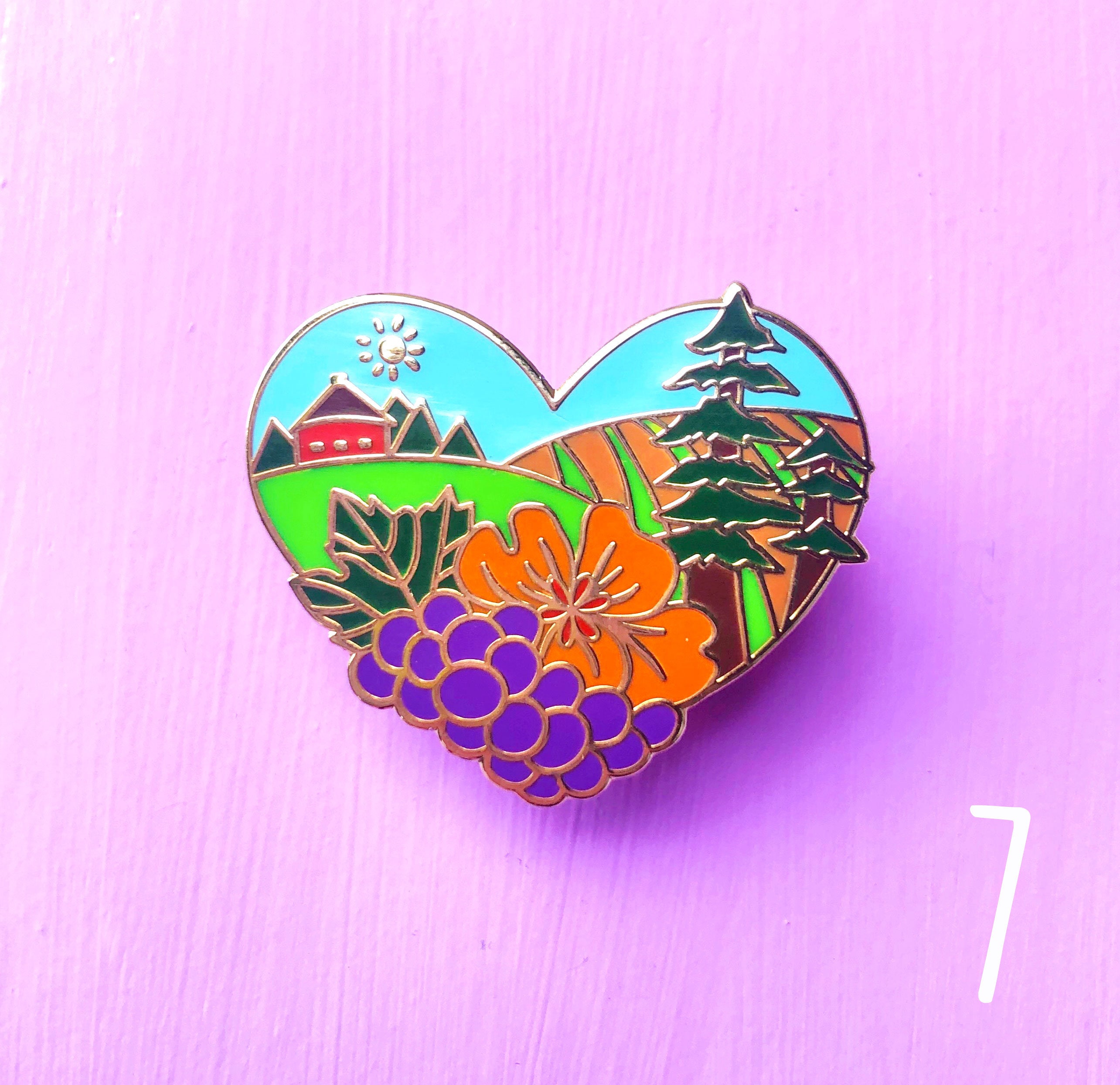 Hard Enamel Pin 3-pack You Choose San Francisco Golden | Etsy