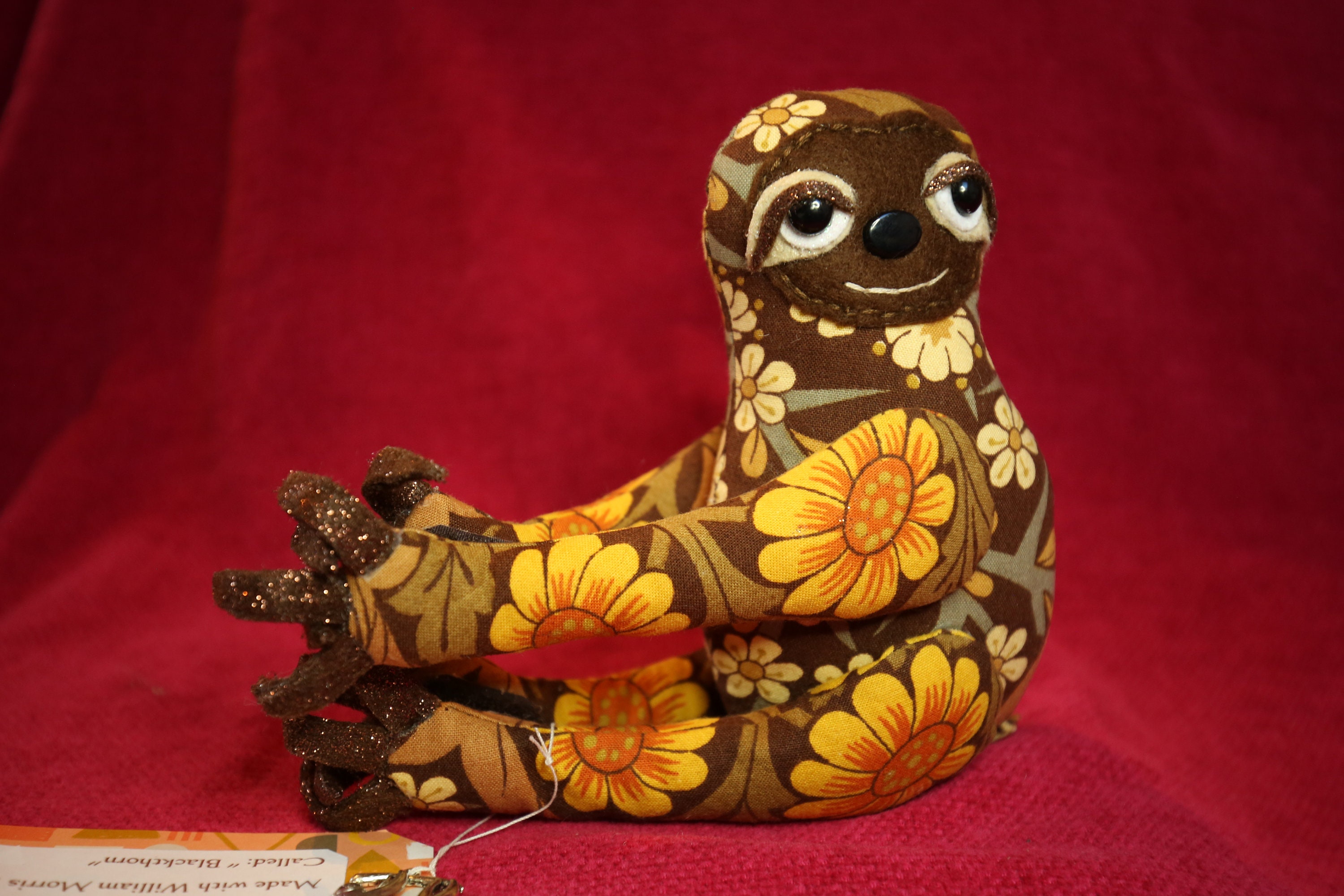 Sloth Decor, Hanging Sloth Gift for Animal Lovers, Handmade Sloth ...