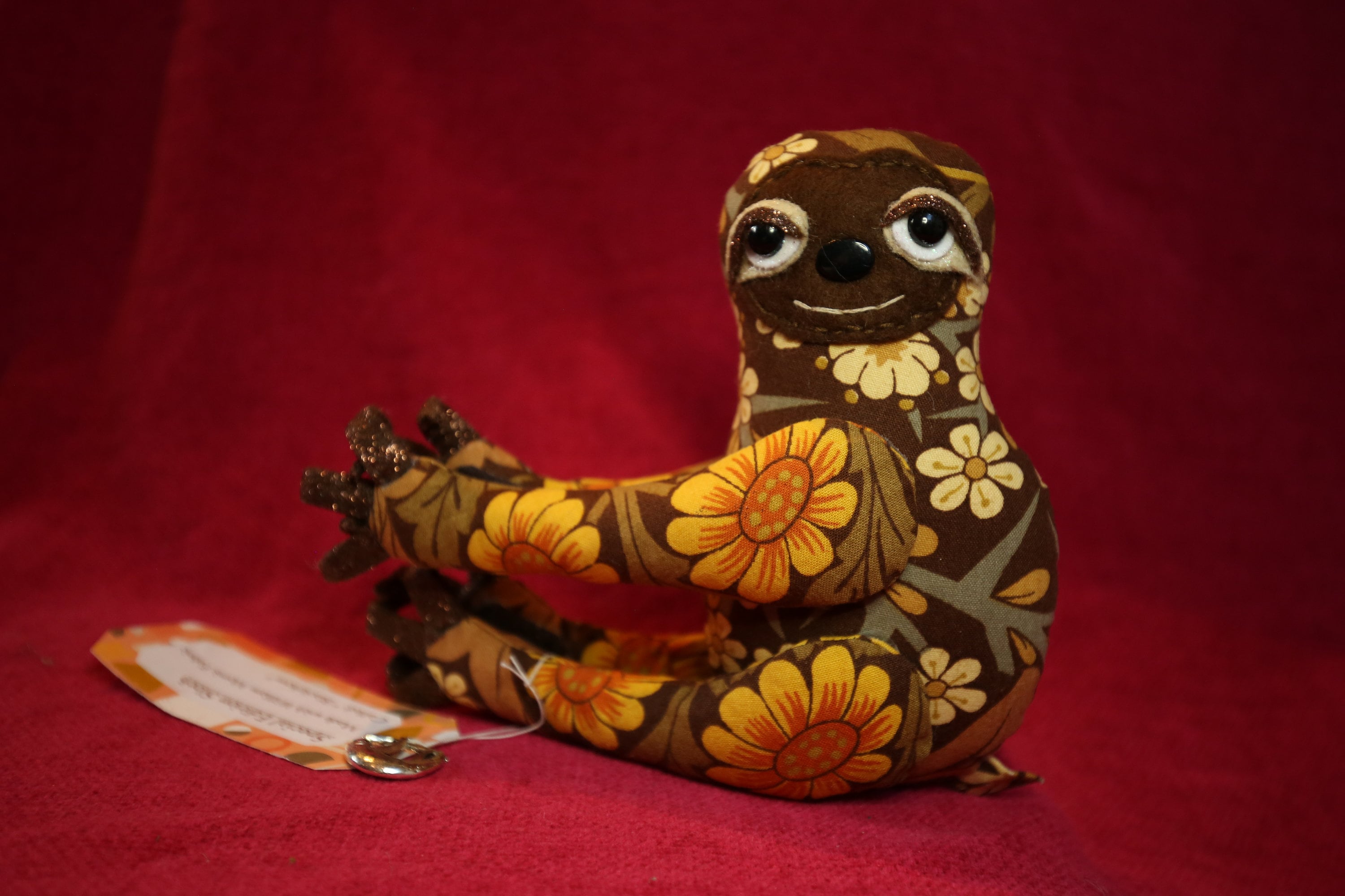 Sloth Decor, Hanging Sloth Gift for Animal Lovers, Handmade Sloth ...