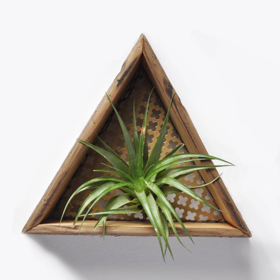 Triangle Planter - Made From Reclaimed Barn Wood - Etsy