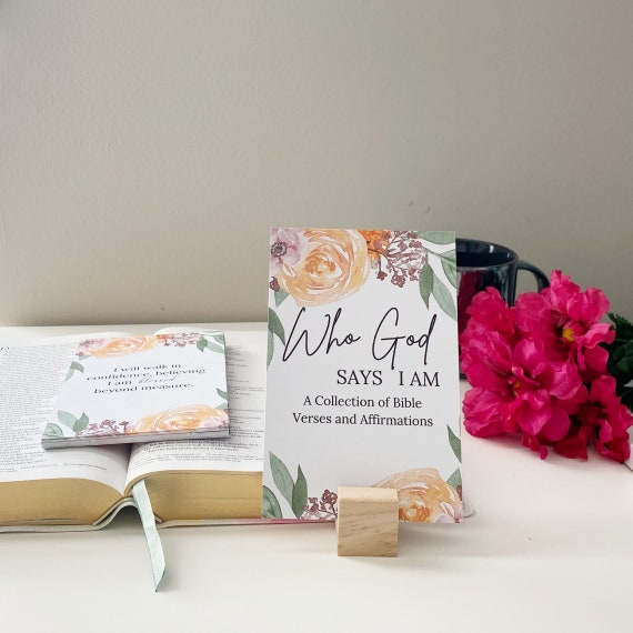 Bible Verse Cards Affirmation Cards Who God Says I Am Gifts - Etsy