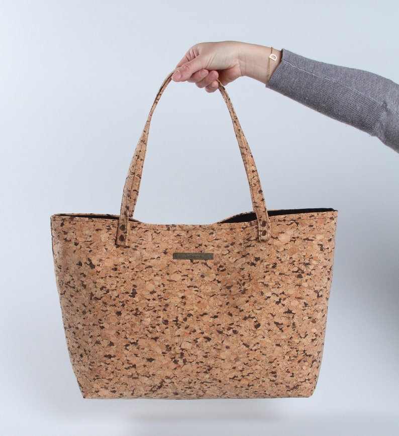 Cork Bag Cork Bucket Bag Cork Beach Bag Casual Tote Bag - Etsy