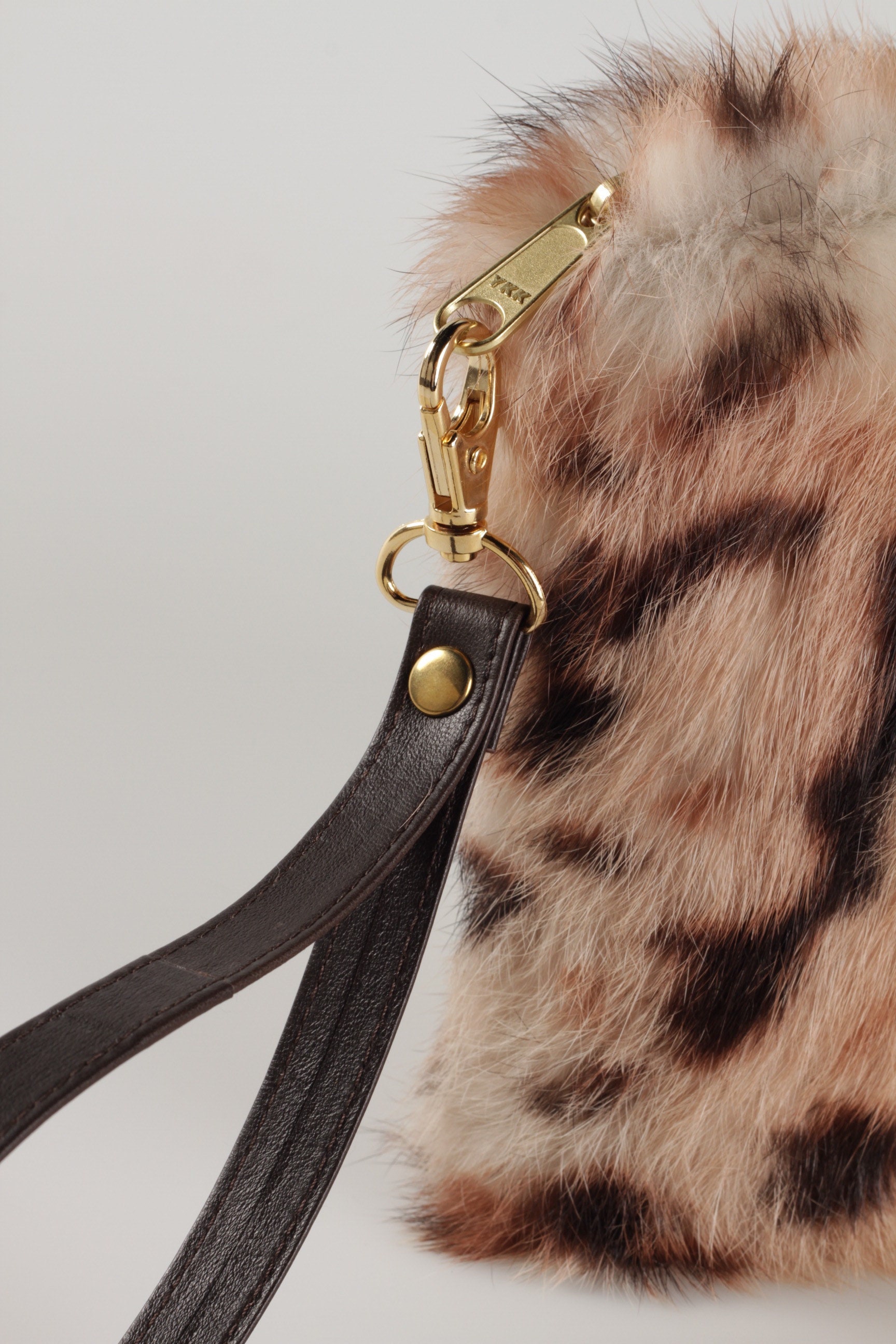 Furry Handbag Animal Print Bag Rabbit Leather Bag Rabbit - Etsy