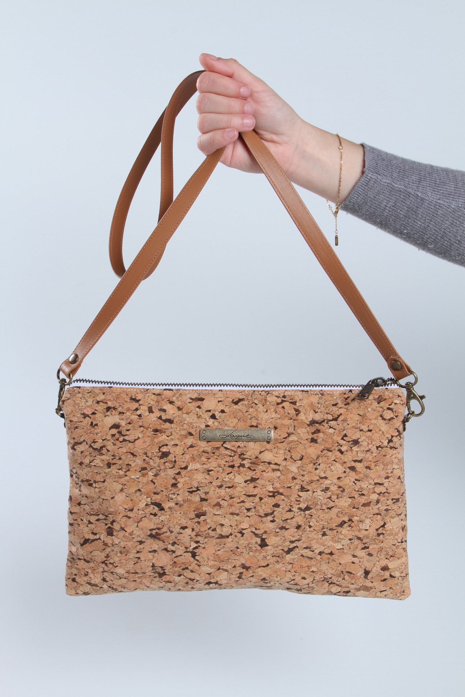 Cork bag handmade cork bag woman cork bag cork clutch bag | Etsy