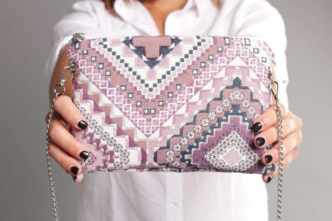 Bohemian Shoulder Bag, Women Aztec Bag, Ethnic Tribal Bag, Vegan Bag ...