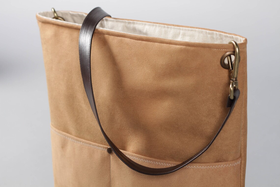 Camel Canvas Tote Bag Bucket Bag camel Bag shopping bag | Etsy