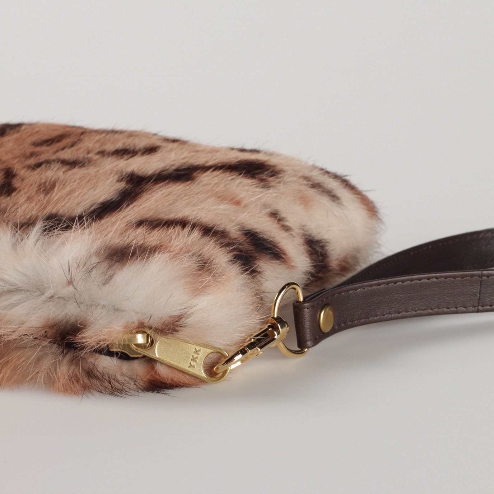 Furry Handbag, Animal Print Bag, Rabbit Leather Bag, Rabbit Hair Bag ...
