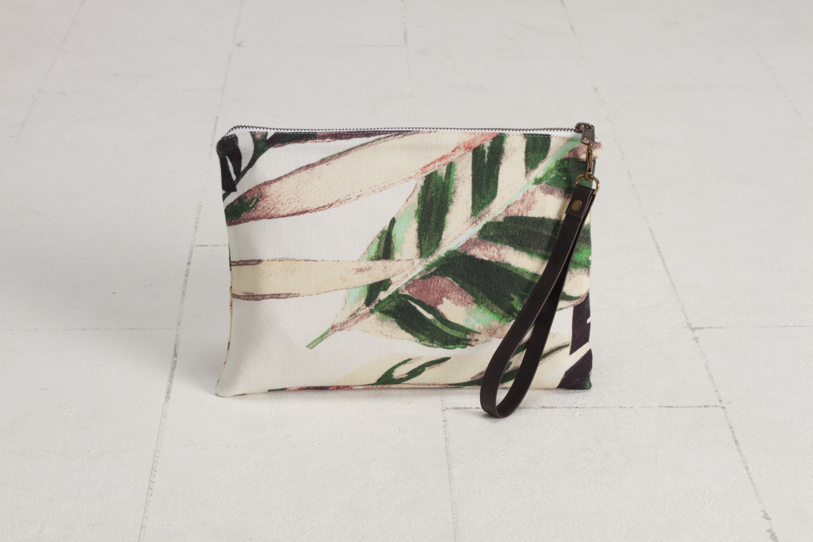 Tropical Clutch Bag, Tropical Handbag, Beach Bag, Summer Purse, Wrist ...