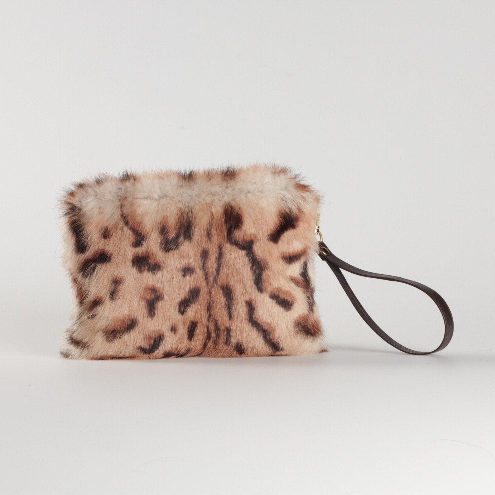 Furry Handbag, Animal Print Bag, Rabbit Leather Bag, Rabbit Hair Bag ...