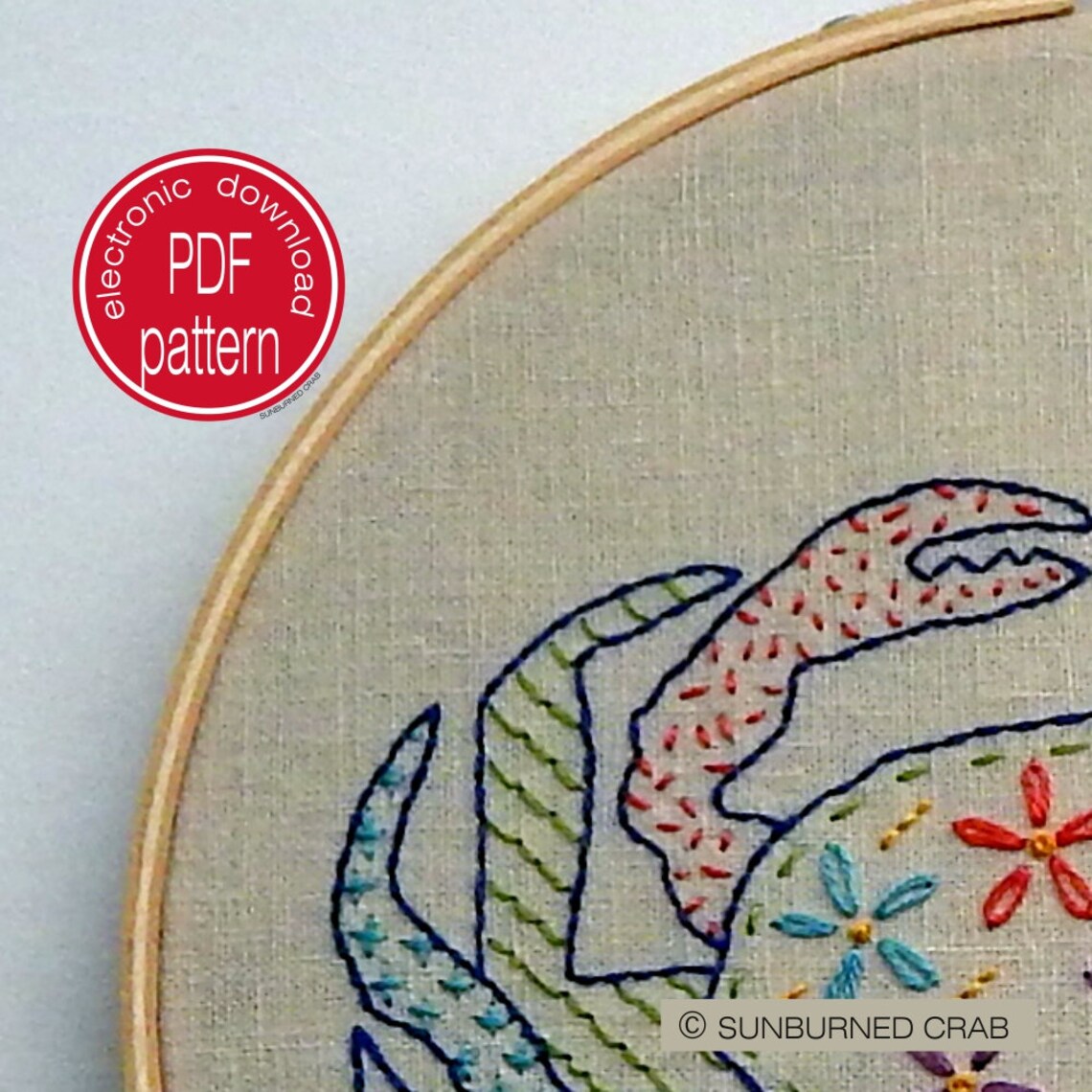Hand Embroidery Embroidery Pattern How to Embroider Hand - Etsy