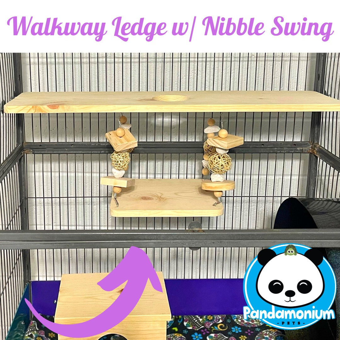 Walkway Ledge With Nibble Swing | Etsy