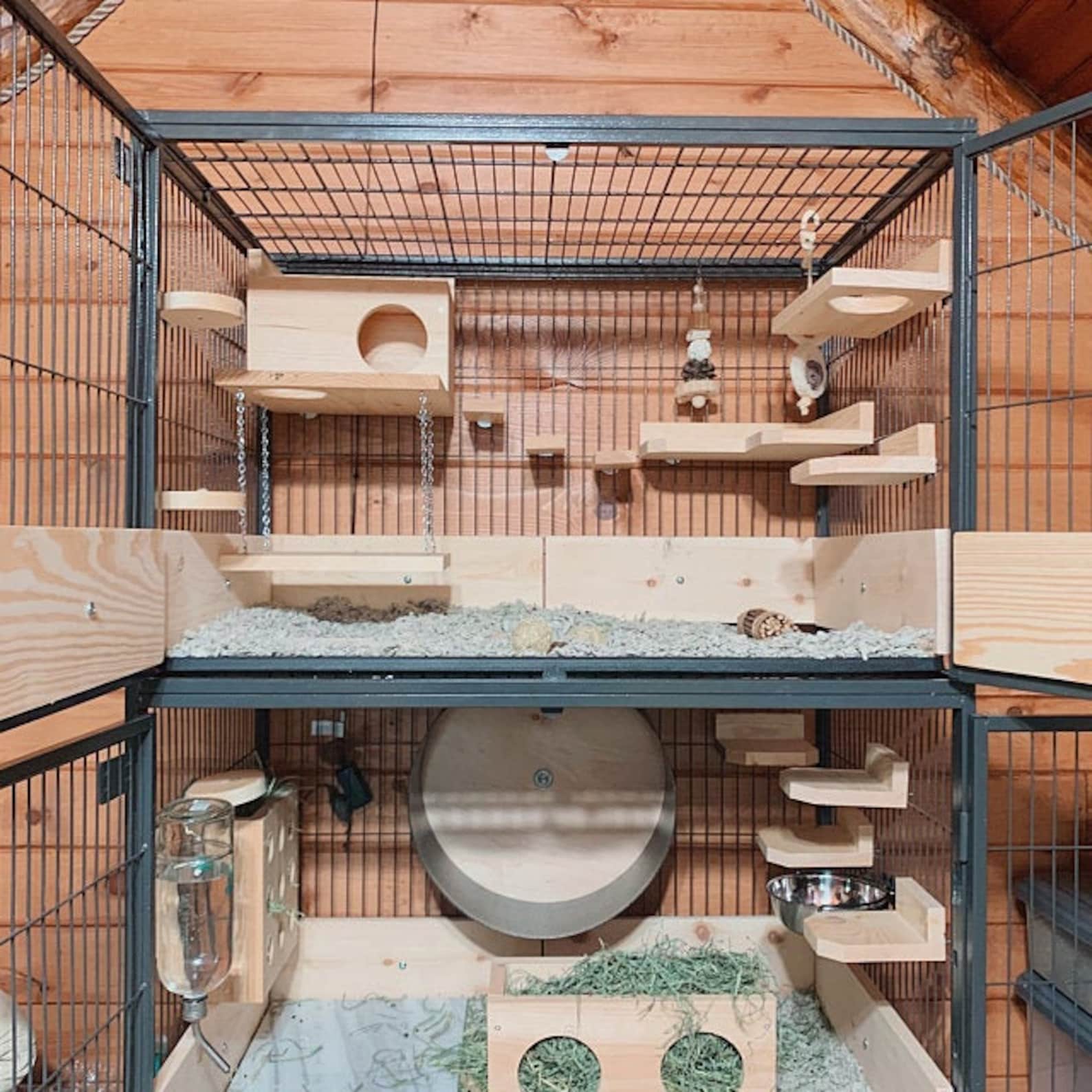 Original Full/single Sets of Cage Guards / Poop Guards - SAFEST & MOST ...