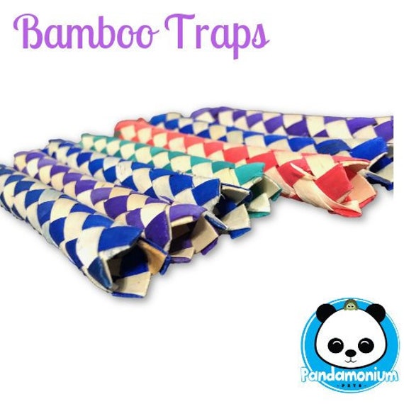 Bamboo Finger Traps Bird Toys Chinese Bamboo Finger Traps - 24 Pack ...