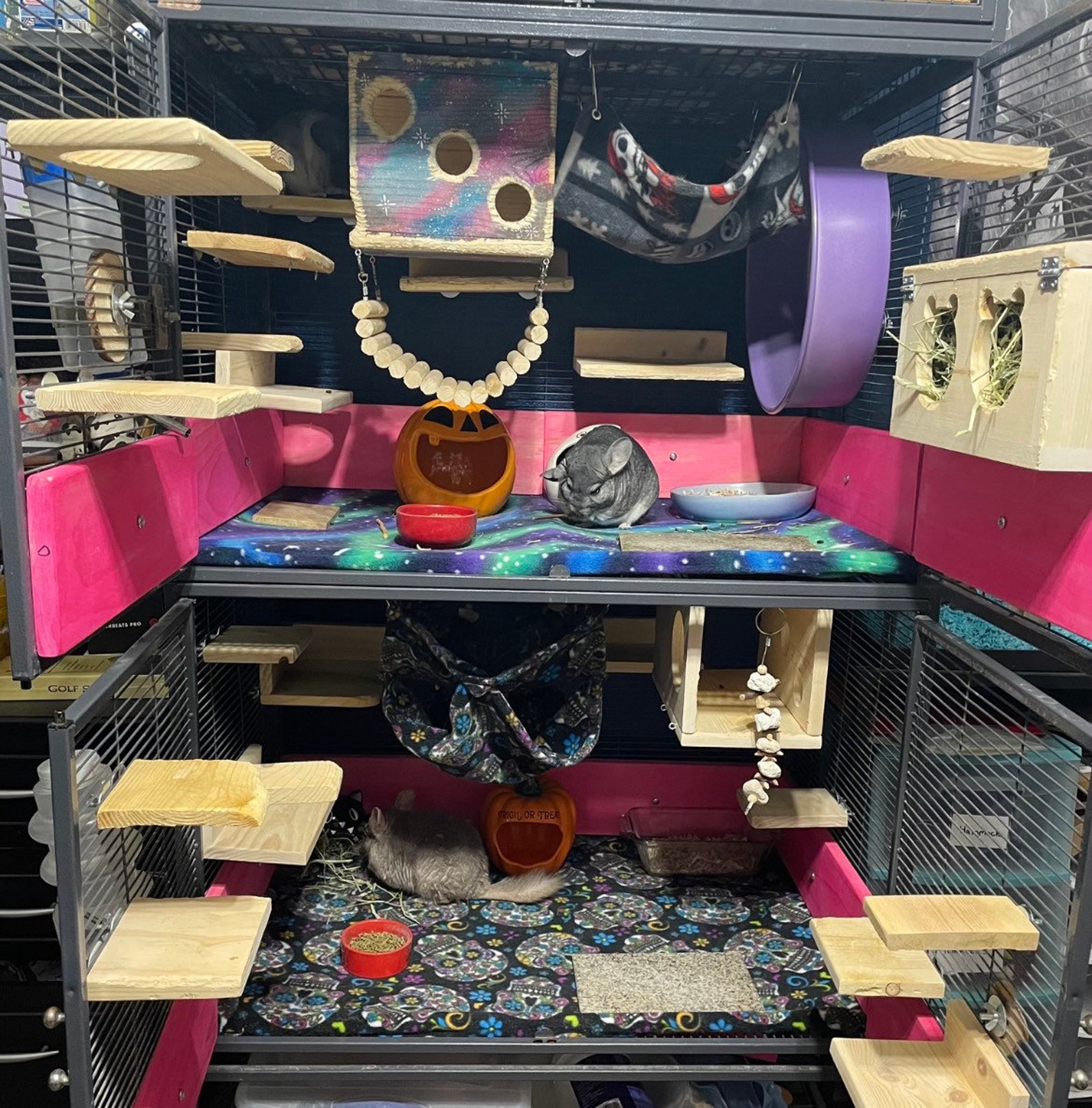 Exterior/interior Full Sets of Cage Guards / Cage Poop Guards - Etsy