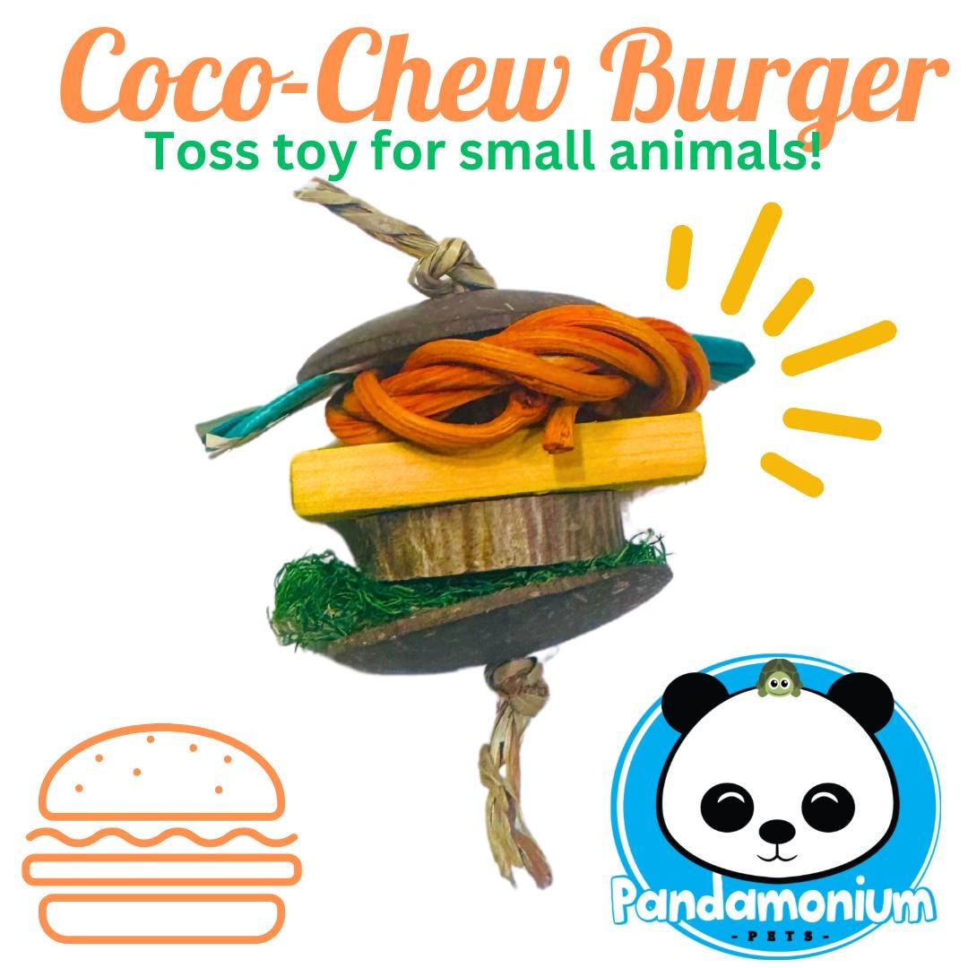 Coco-chew Burger Toss Toys - Etsy