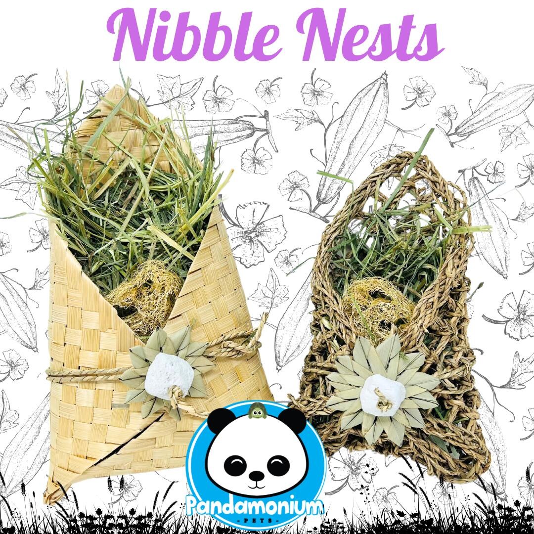 Nibble Nests-palm and Seagrass Hay Holding Chews! - Etsy