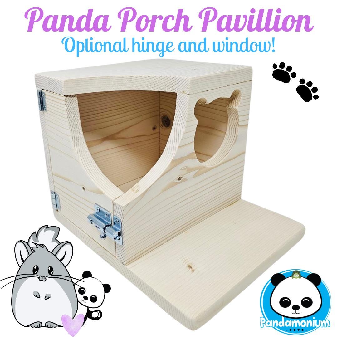 Panda Porch Pavilion-cozy Hanging House for Small Pets! Chinchilla ...