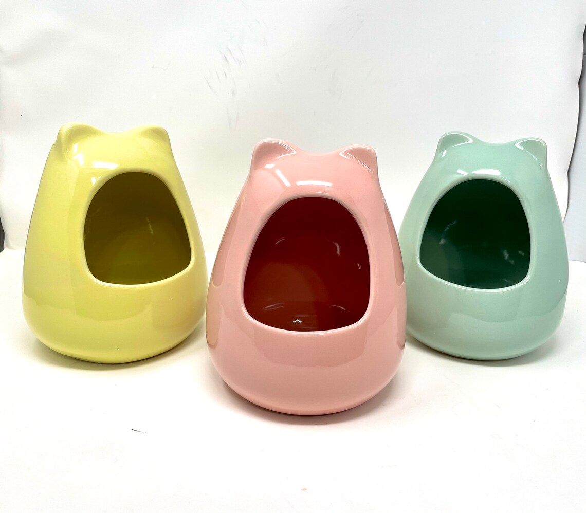 Large Ceramic House- Chinchilla House - Etsy