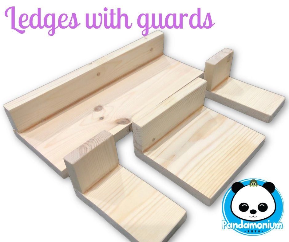 Wooden Ledges With Guards Poop Guards/ Scatter Guards-free | Etsy