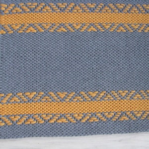 Floor Runner Rag Rug. Handmade Cotton Rug Woven on the Loom | Etsy