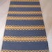 Floor Runner Rag Rug. Handmade Cotton Rug, Woven on the Loom, Living ...
