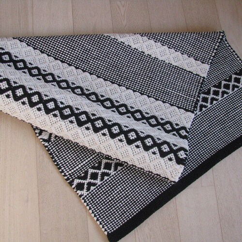 Kitchen Runner Rug Washable Cotton Rag Rug | Etsy