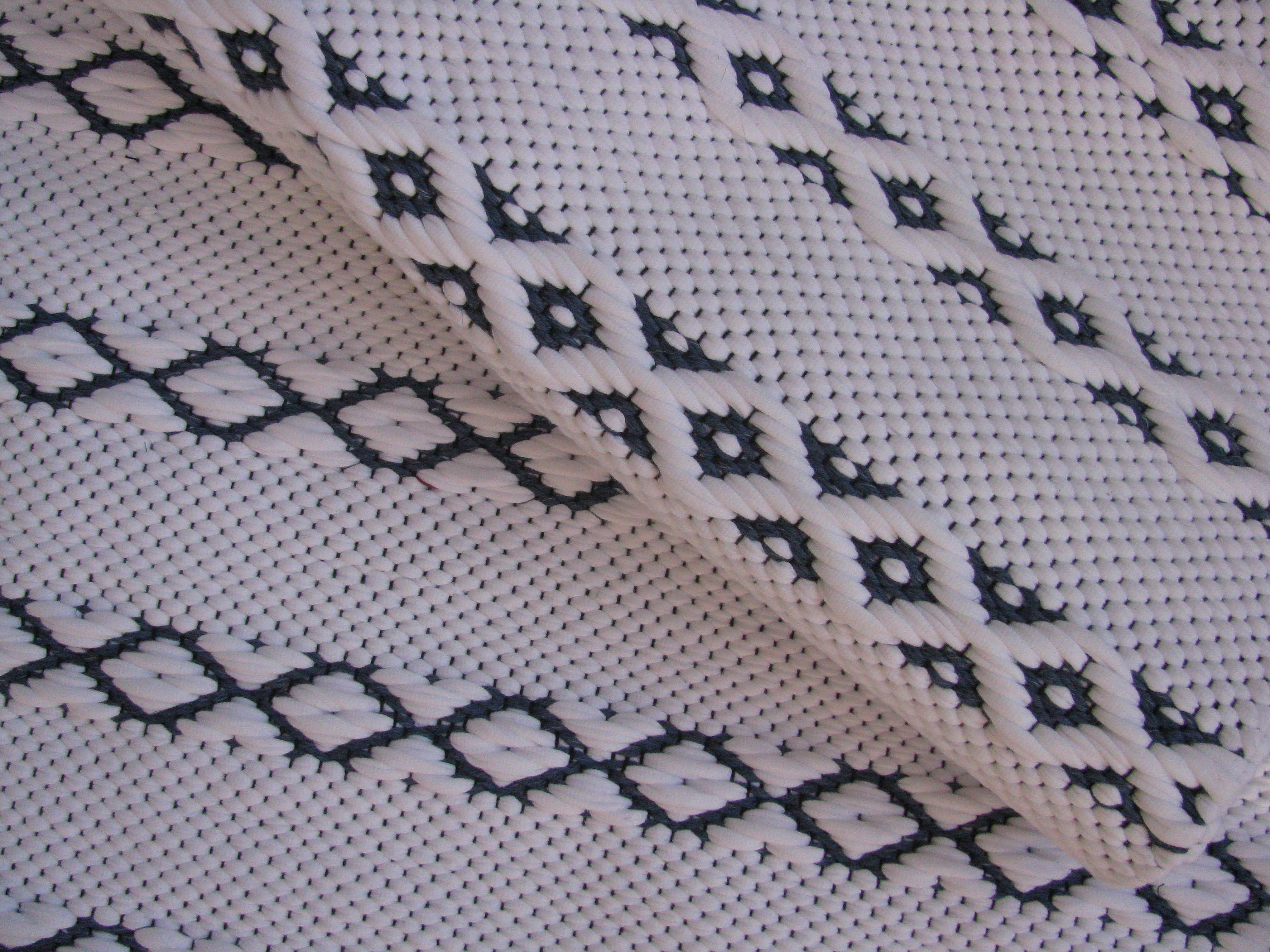 White Floor Runner Rag Rug. Handmade Cotton Rug Woven on the | Etsy