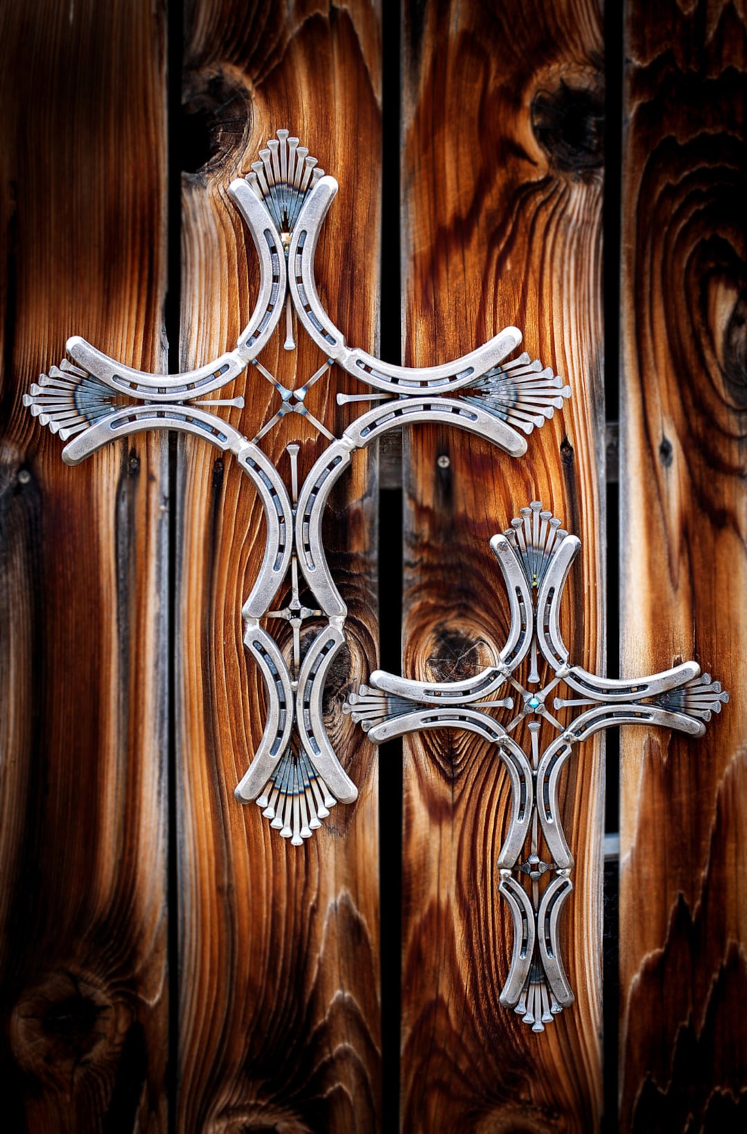 Horseshoe Cross - Etsy