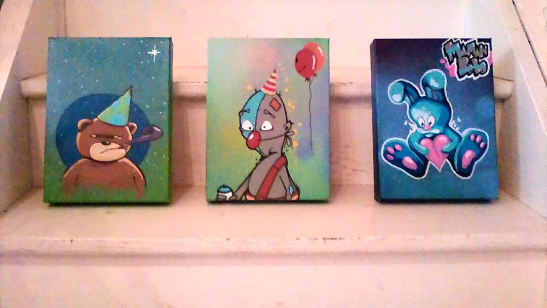 Graffiti Paintings for Children. - Etsy