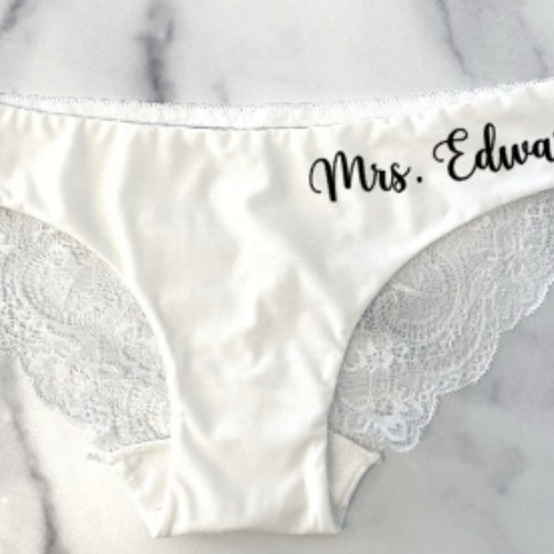 Personalized Bride Panties Custom Bride Panties Bridal - Etsy
